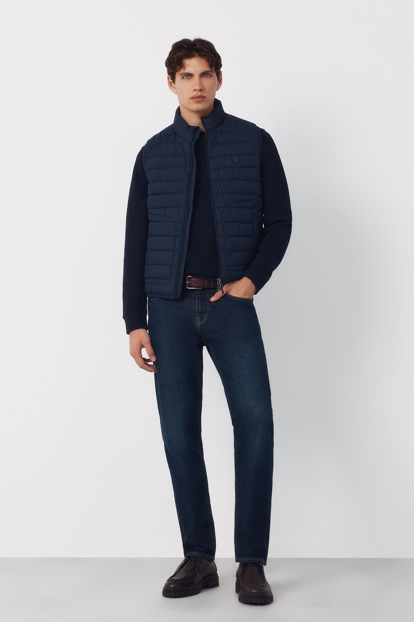 Ultra-light quilted gilet | Men's vests | SPF