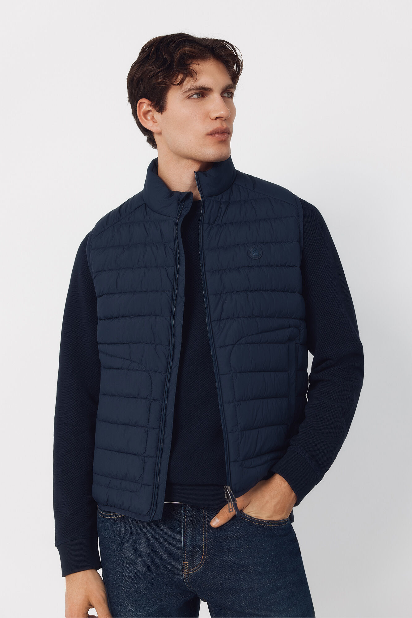 Ultra-light quilted gilet | Men's vests | SPF