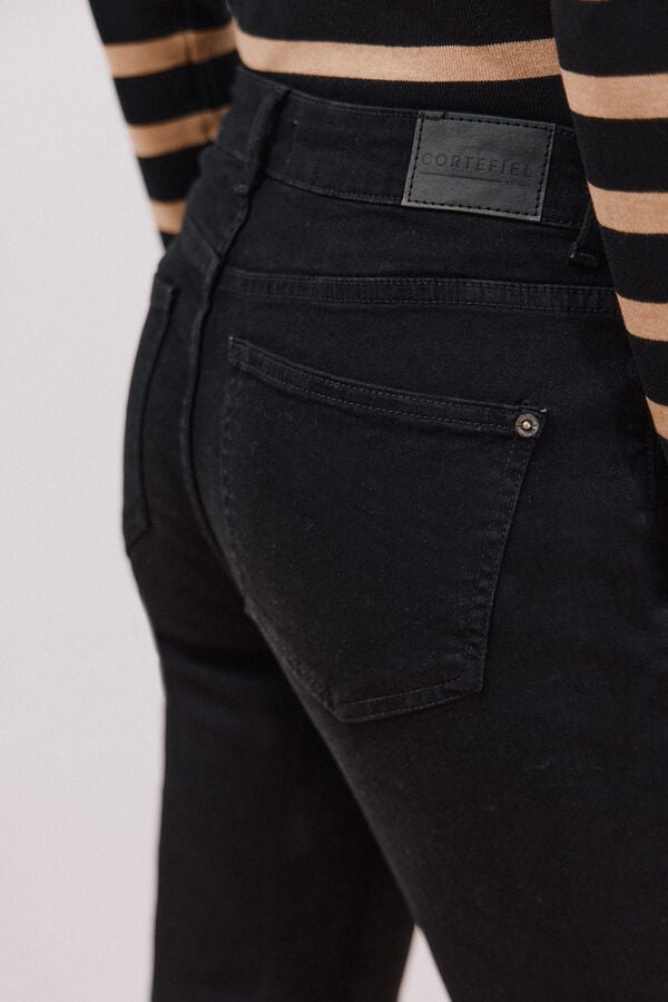 Calça jeans reta | Calças de ganga para mulher | SPF