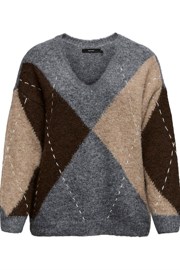 diamond pattern jumper