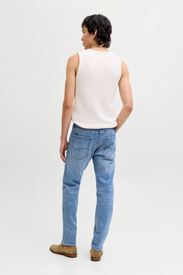 calça jeans reta e justa | Calças de ganga para homem | SPF