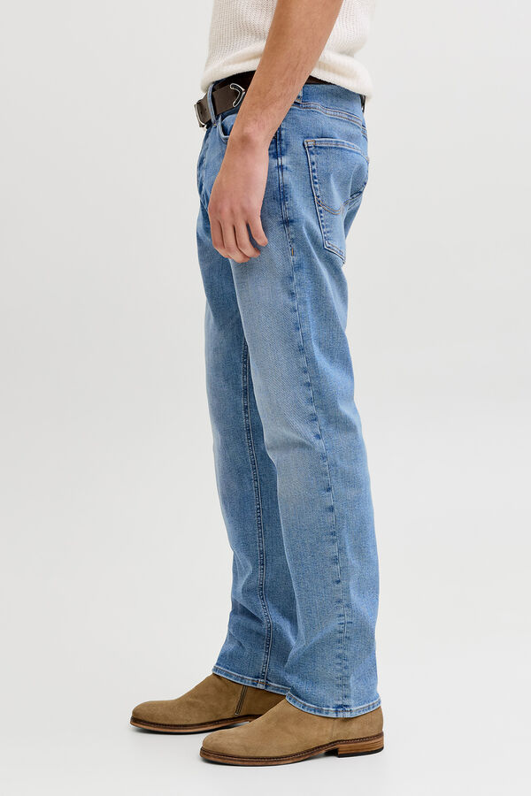 calça jeans reta e justa | Calças de ganga para homem | SPF