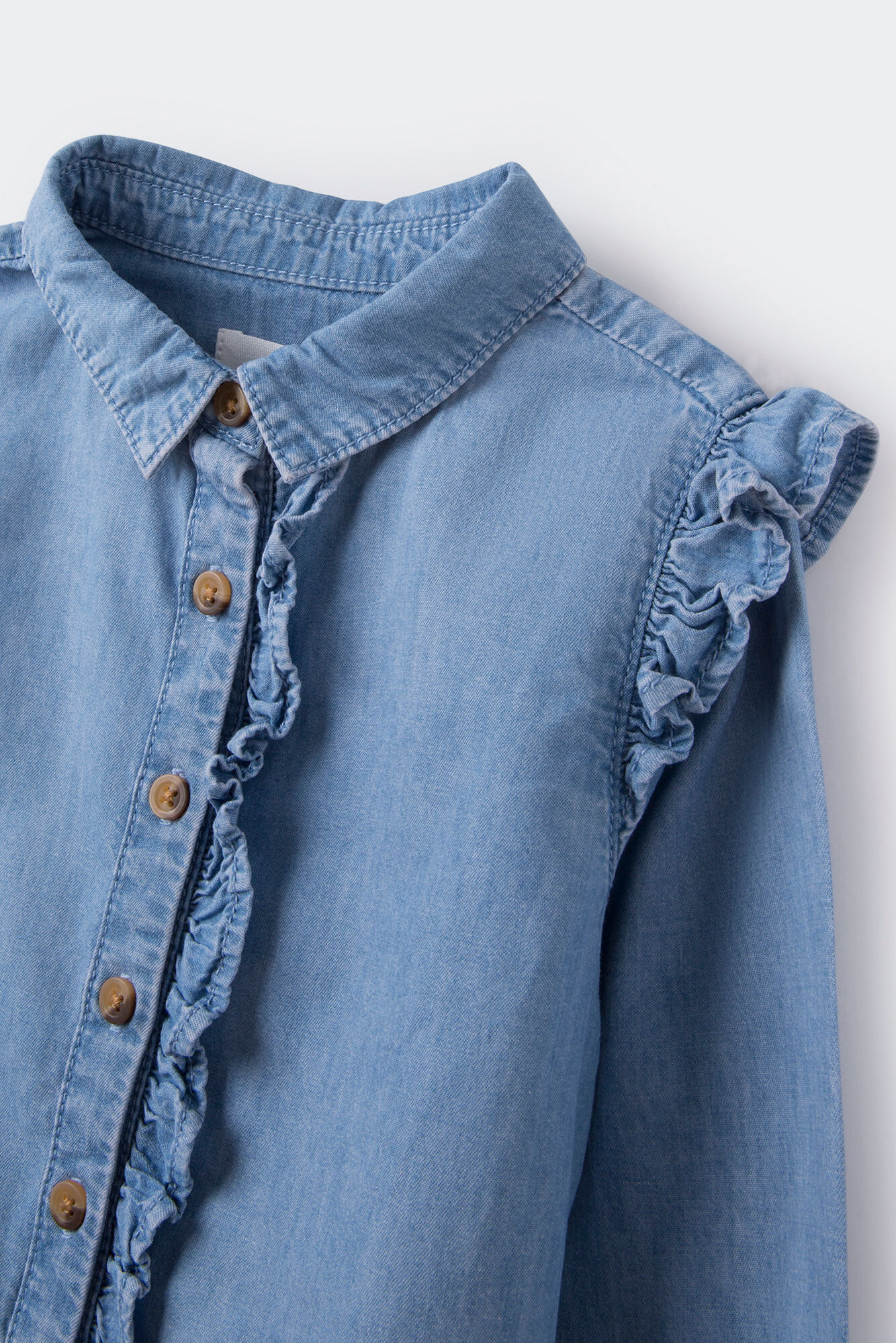 Girls' denim shirt