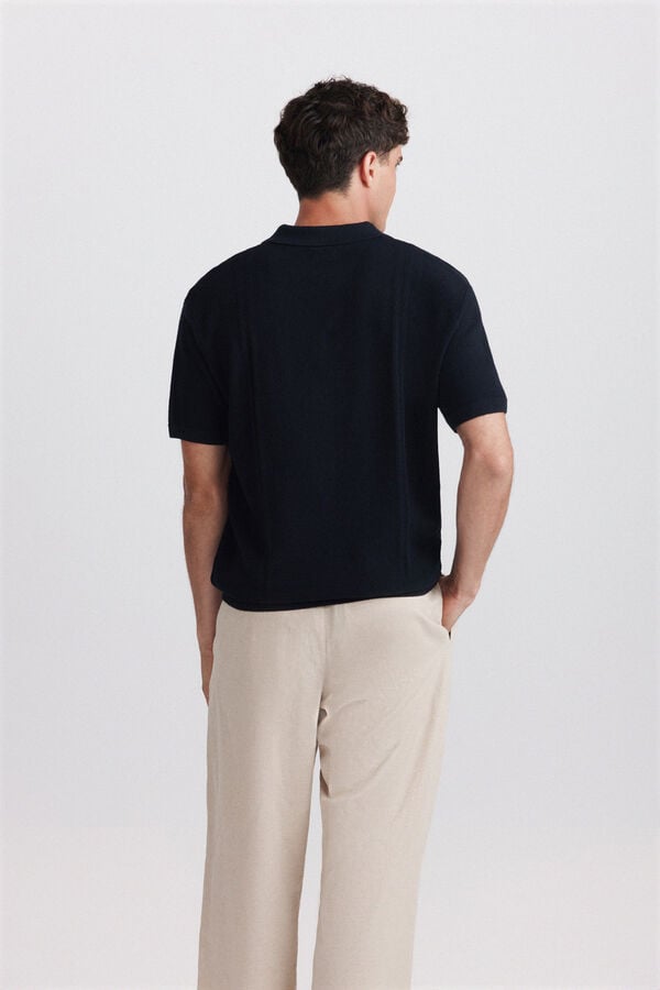 Polo basique structuré | Polos pour homme | SPF