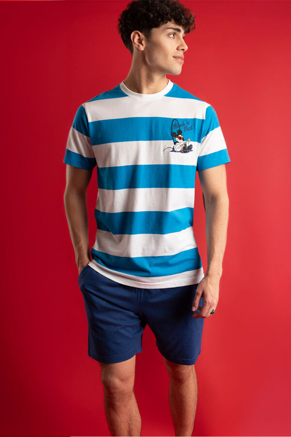 Pijama riscas Disney Ride The Wave | Pijamas de homem | SPF