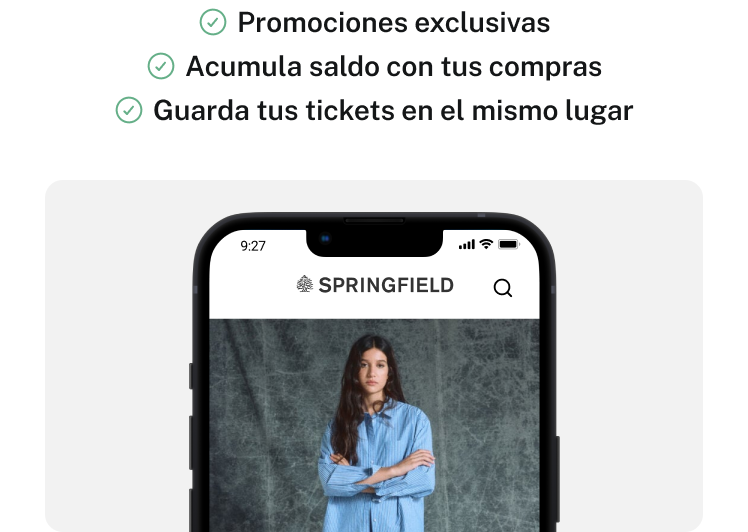 Descargar la app de Springfield iOS y Android