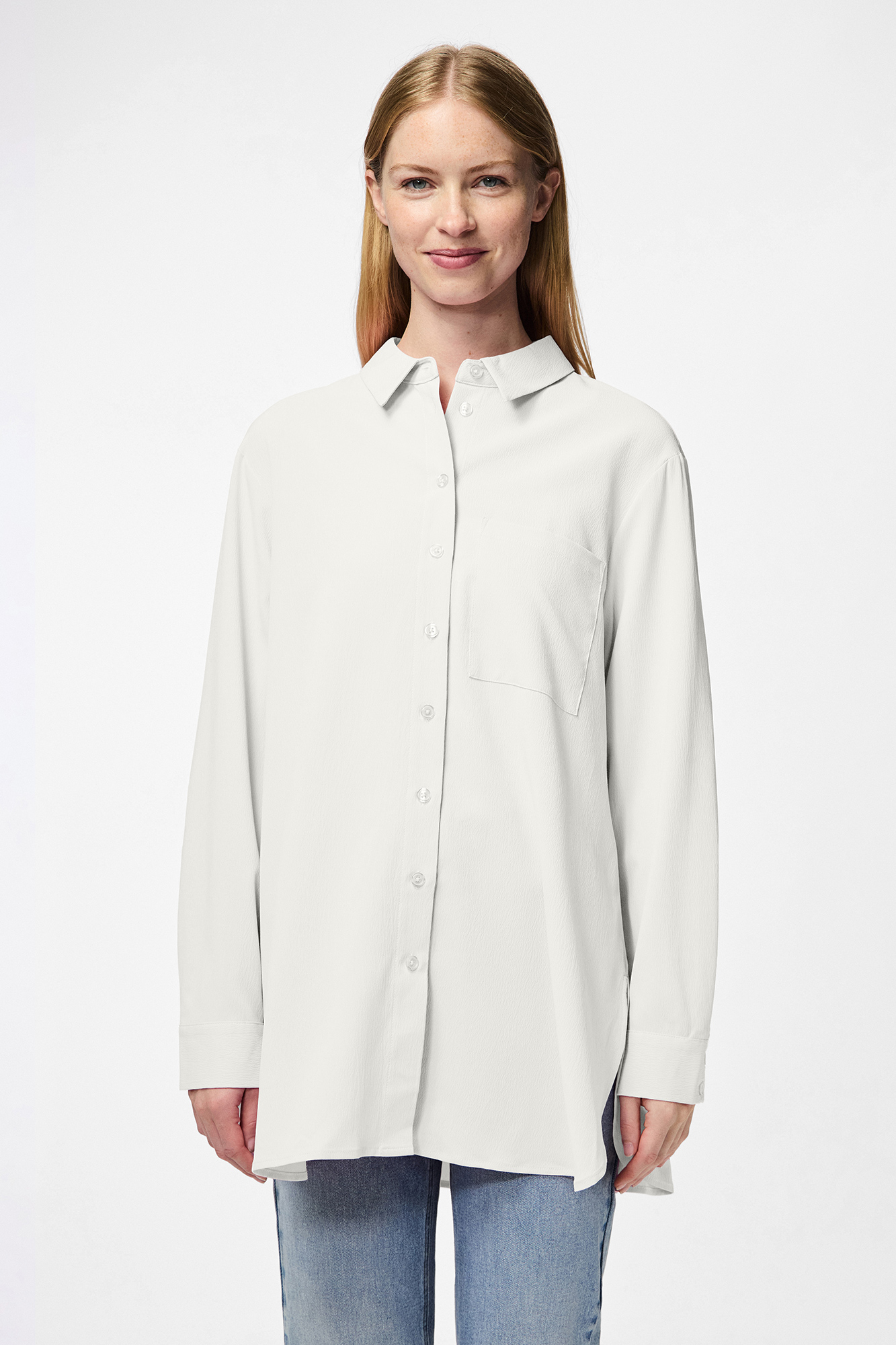 Camisa larga tipo oversize | Camisas y Blusas de Mujer | SPF