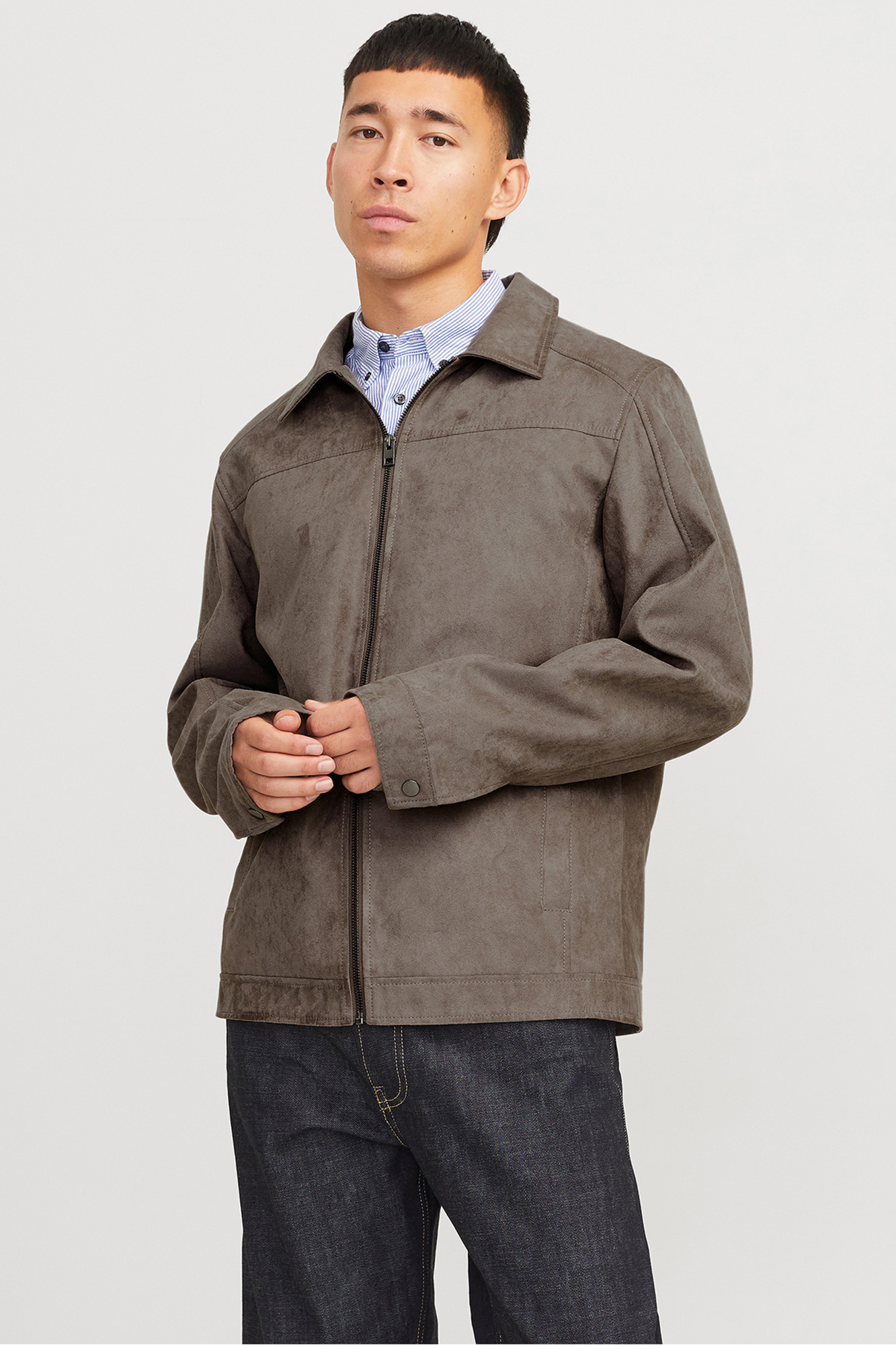 Regular fit Harrington jacket