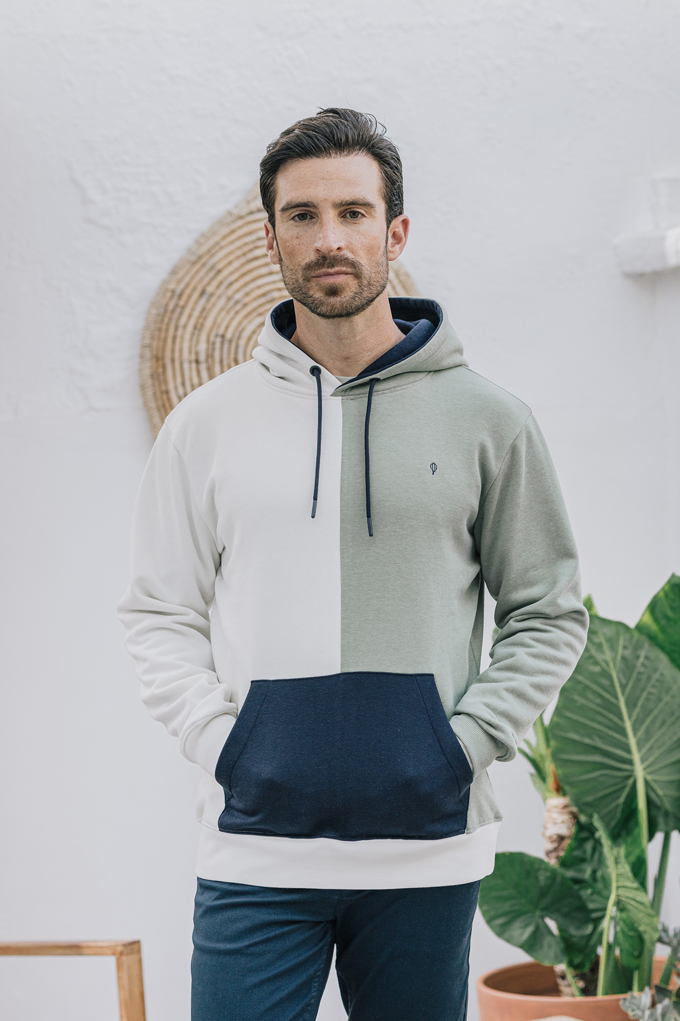 Sweatshirt com painéis verticais | Sweatshirts de homem | SPF