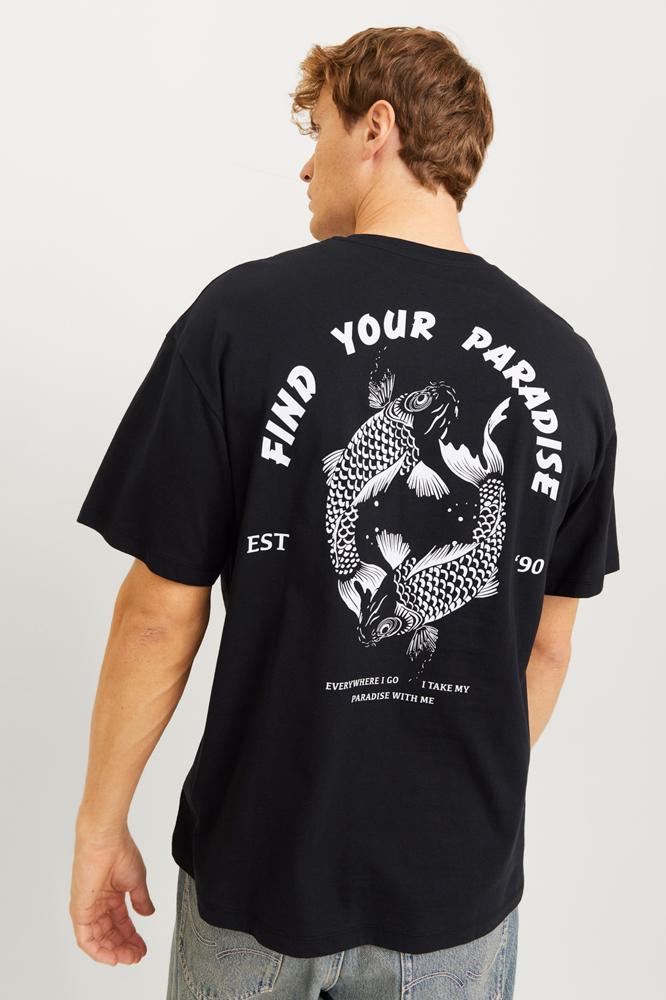 T-shirt back print | T-shirts de homem | SPF