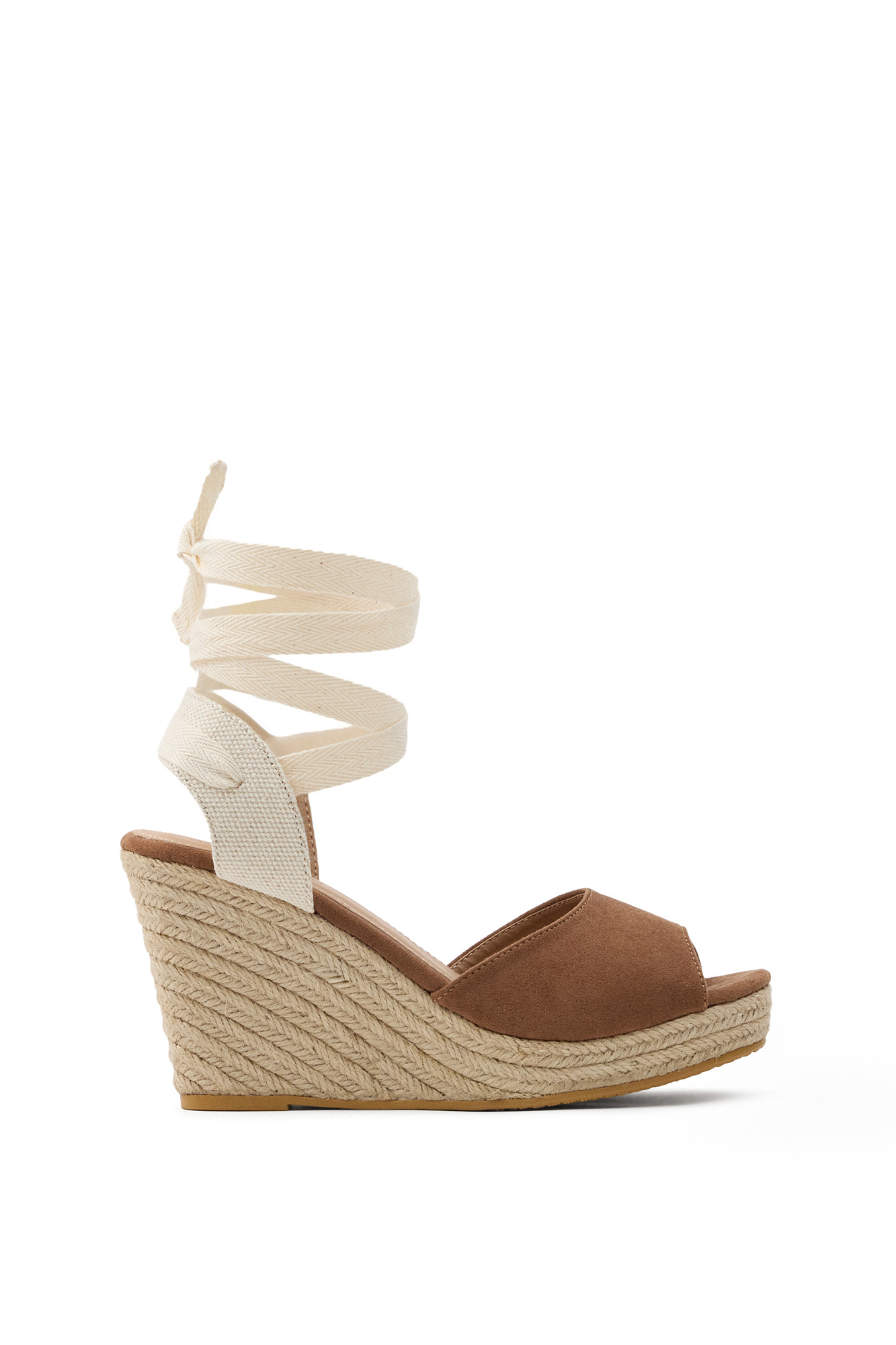 Essential open jute wedge | Sandale | SPF