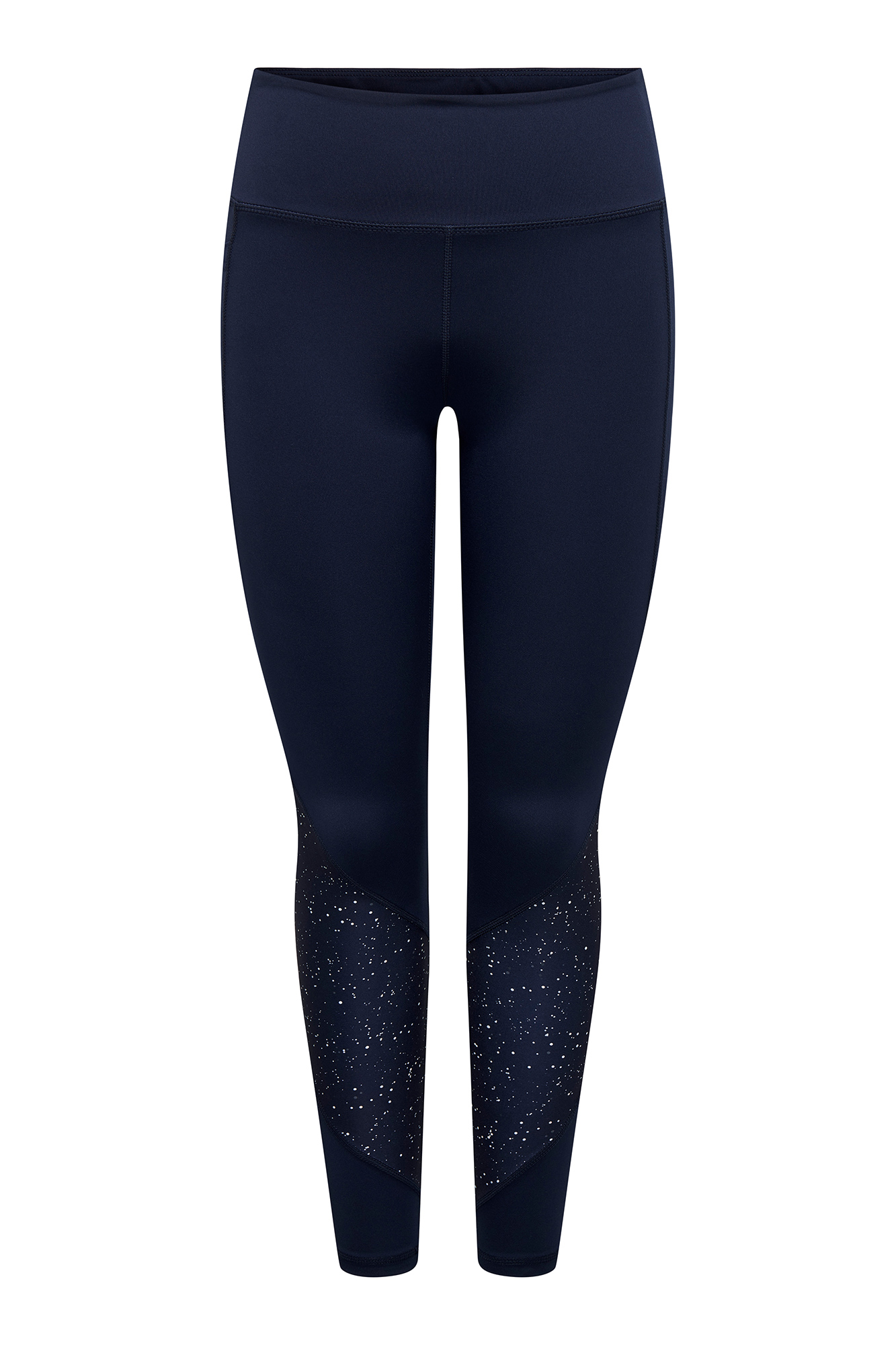 Leggings de cintura alta y bolsillo lateral, color azul marino y diseño ...