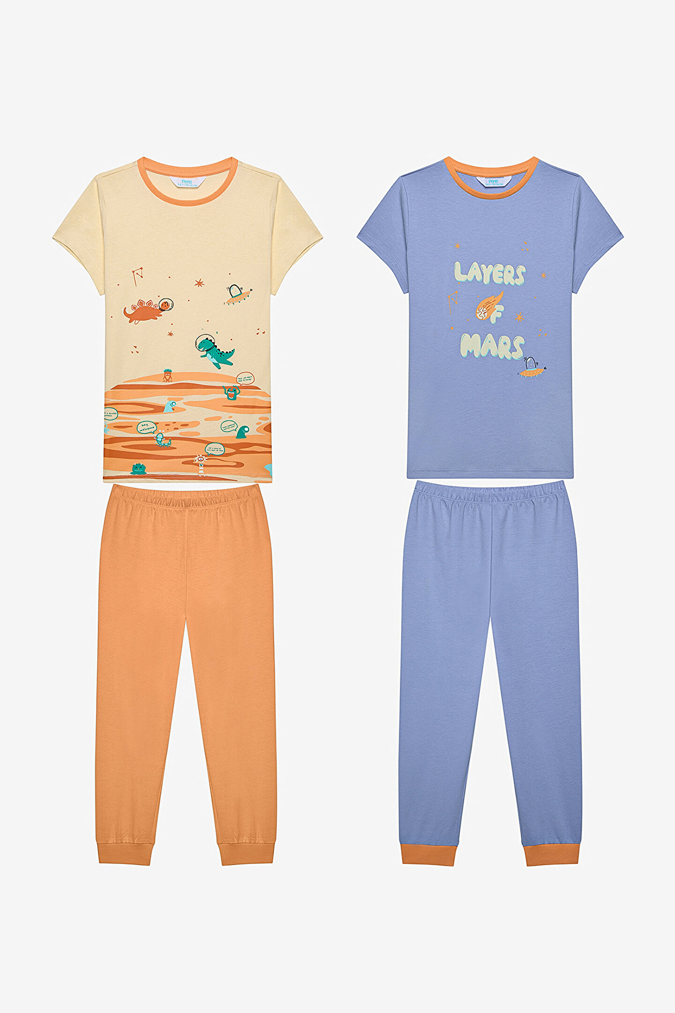 Pack 2 conjuntos de pijama largos