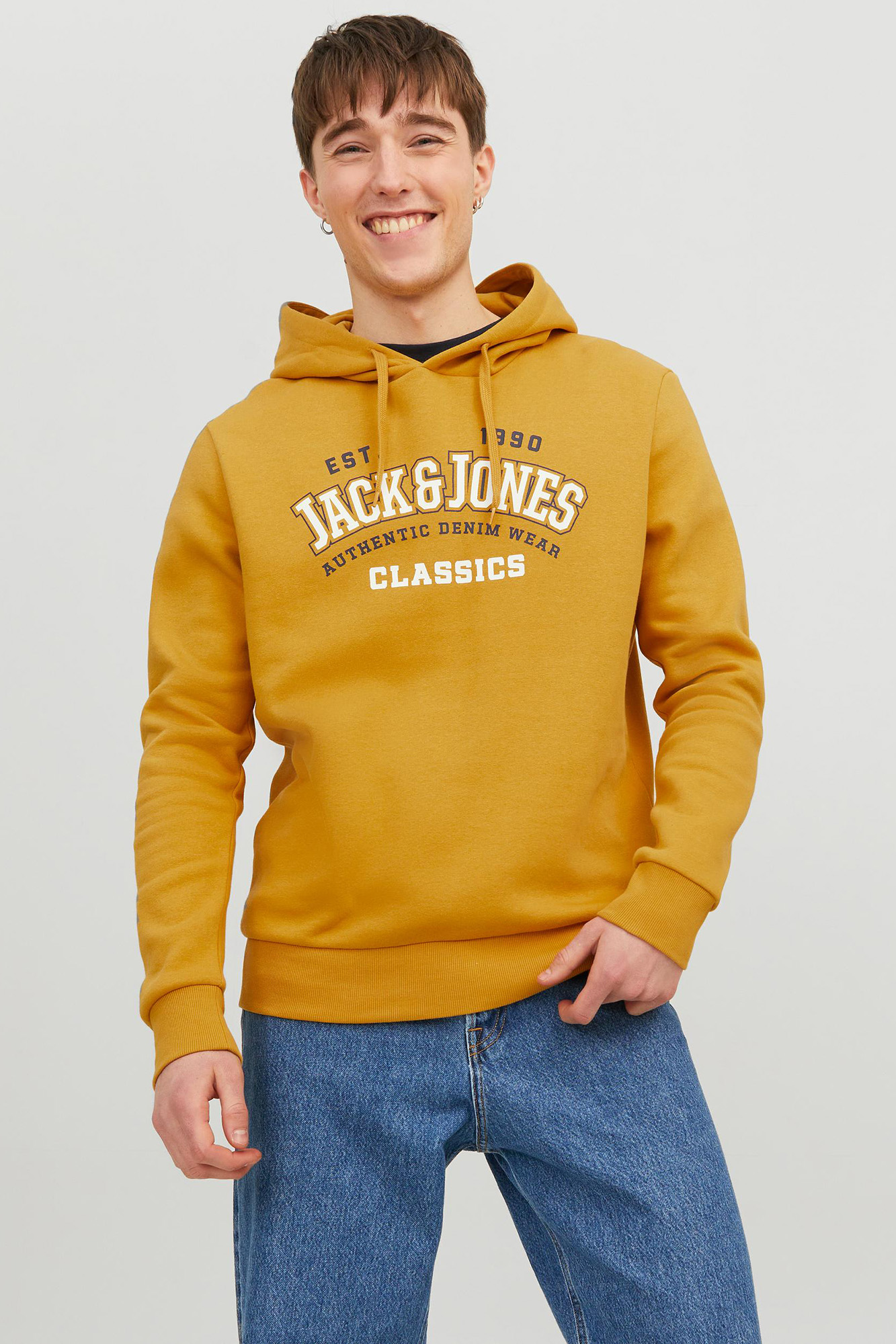 Sudadera capucha print logo | Sudaderas de hombre | SPF